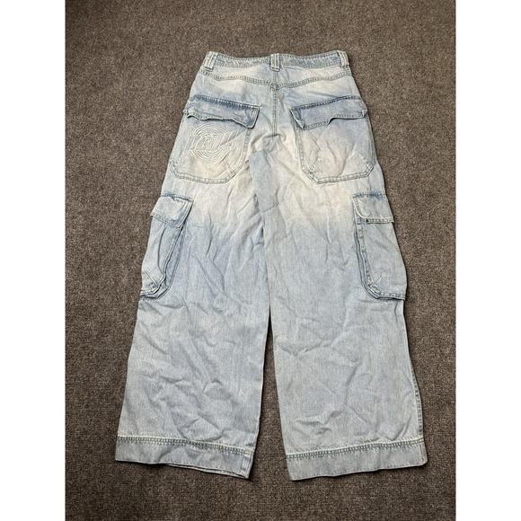 A.Lab | Pants | Mens Cargo Jeans Alab Mega Rave 26 Wide Leg Light Wash ...